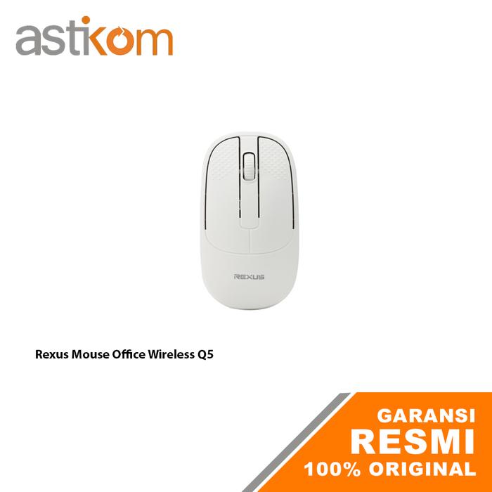 Jual Mouse Office Wireless Rexus Q5 Silent Click 2.4Ghz - Blue - Kota ...