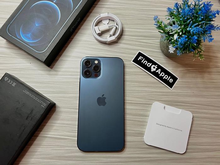 Jual iPhone 12 Pro Max 128 GB Second Original - Pasific Blue, All ...