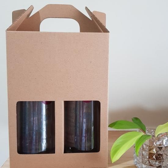 Jual kardus dus box jinjing botol 1 liter packaging hampers ukuran ...