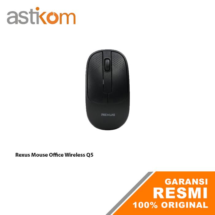 Jual Mouse Office Wireless Rexus Q5 Silent Click 2.4Ghz - Blue - Kota ...