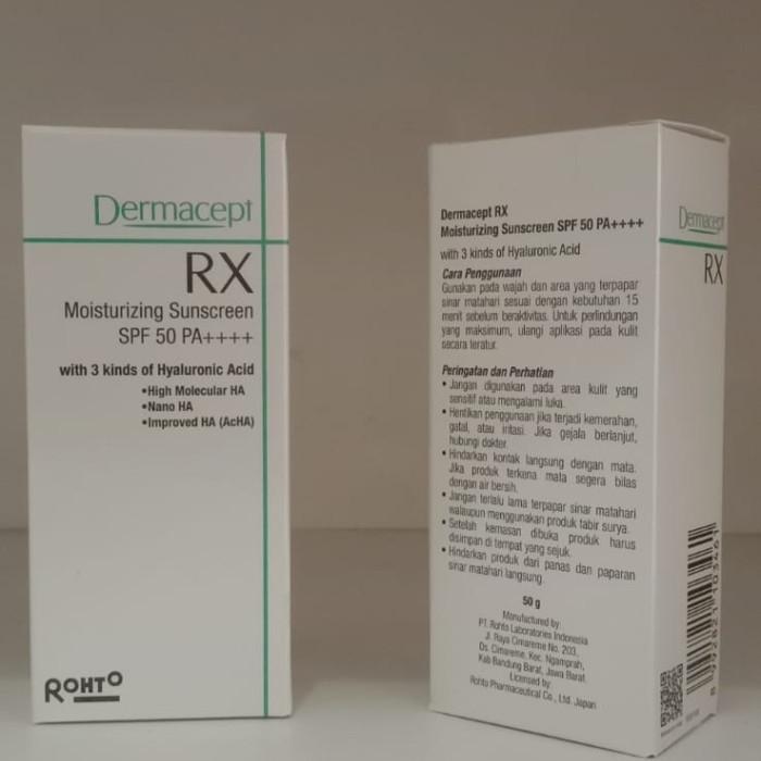 Jual Dermacept Rx Moisturizing Sunscreen Spf 50 Pa++++ 50 G Di Seller ...