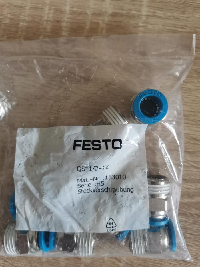 Jual FESTO PUSH IN FITTING QS-1/2-12 STRAIGHT TUBING TO DRAT - Kab. Tangerang - FITTING ...