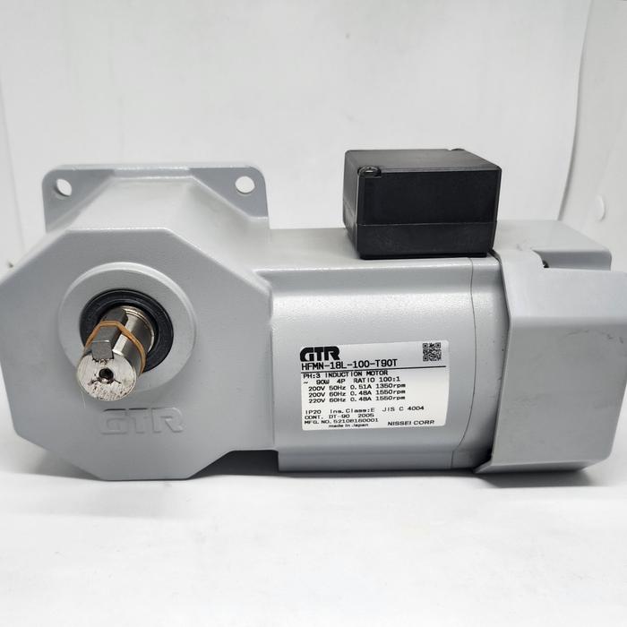 Jual NISSEI GTR HFNM-18L-100-T90T INDUCTION MOTOR 90W 4P RATIO 100:1 ...