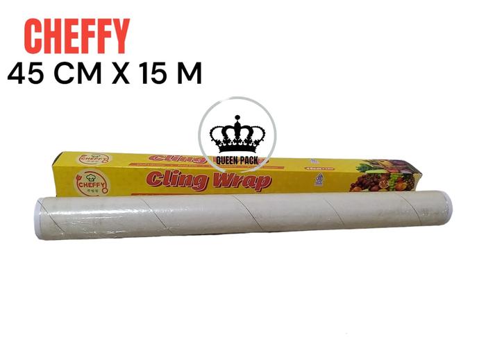 Jual Cling Wrap CHEFFY 45 cm x 15 M - Plastik pembungkus makanan ...