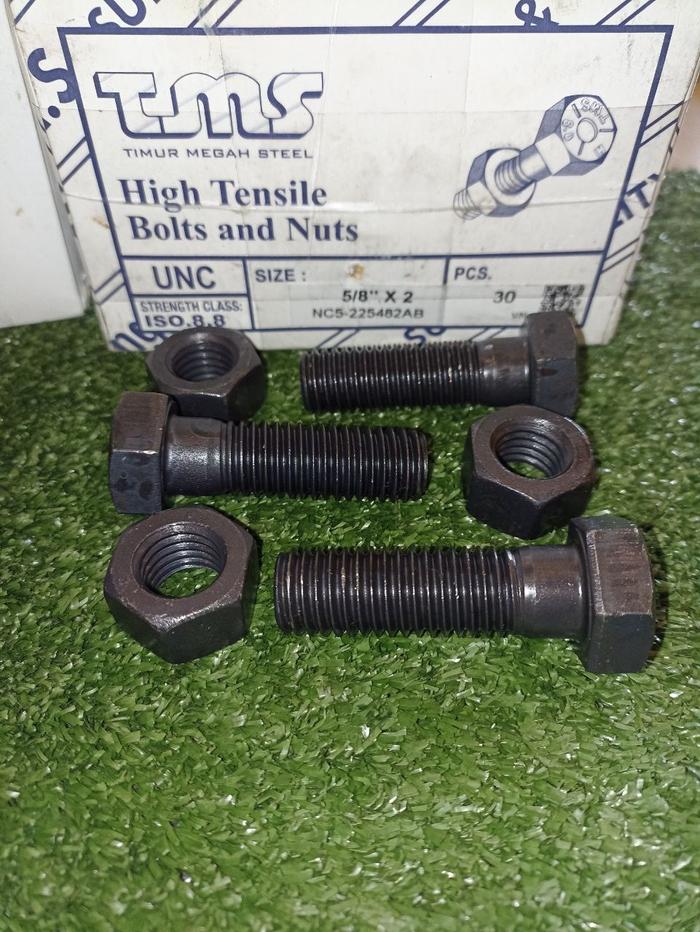 Jual Baut Mur Baja 8.8 UNC 5/8 x 2 HITAM - Kota Surabaya - Bos Baut ...