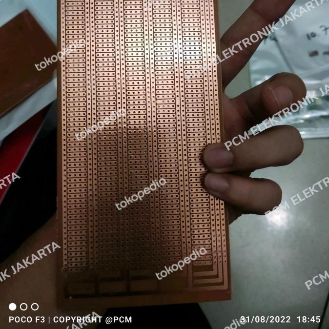 Jual pcb bolong ic bergaris garis berlubang lubang berjalur jalur hd ...