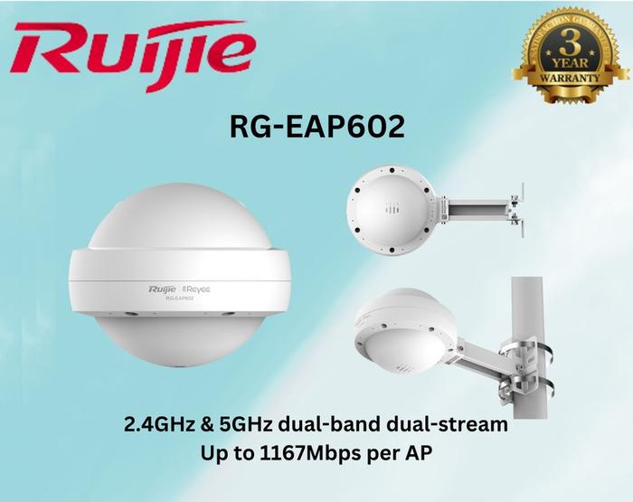 Jual Ruijie RG-EAP602 AC1200 Dual Band Gigabit Outdoor Access Point ...