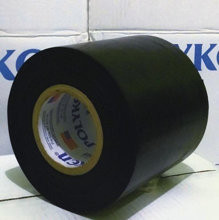 Jual wrapping tape pipa polyken 6 inch x 100 feet-isolasi pipa bawah ...