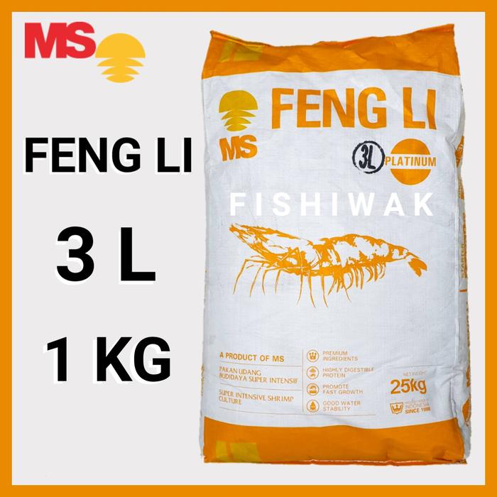 Jual Fengli 3L 1kg - Repack Fengli Platinum 3L Feng Li Pakan Lobster Udang - Kota Surabaya ...