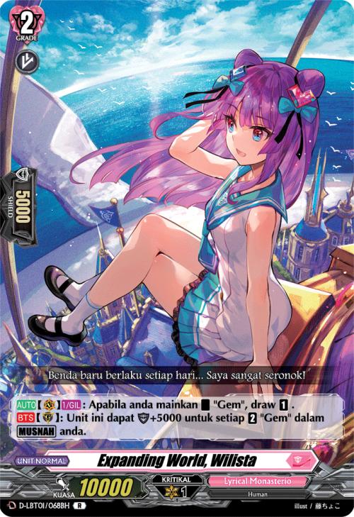 Jual Expanding World, Wilista | D-LBT01 | R | Bahasa Vanguard - Jakarta Barat - Carttu | Tokopedia