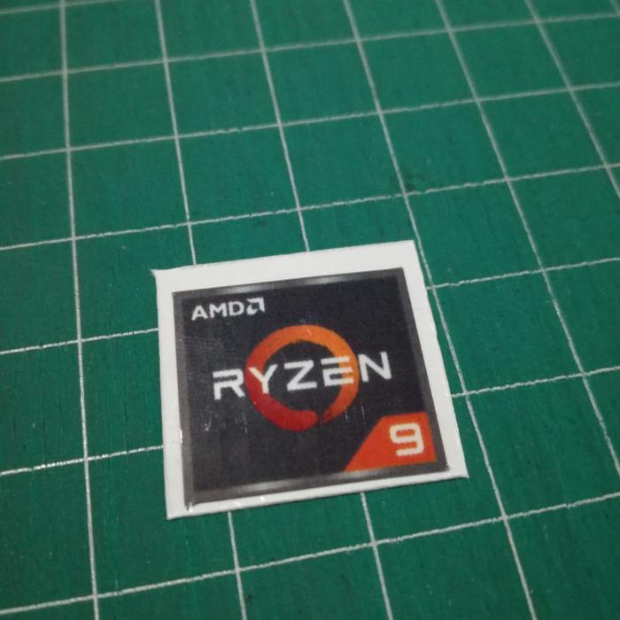 Jual Stiker Processor AMD Ryzen 9 - Kab. Cirebon - DJong Creative ...