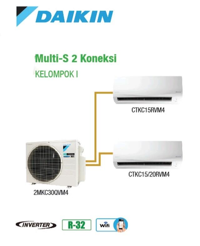 Jual AC Multi Split Combo Split Daikin 2MKC30RVM (1/2PK + 1/2PK) - Kota Bandung - Toko AC EAM ...
