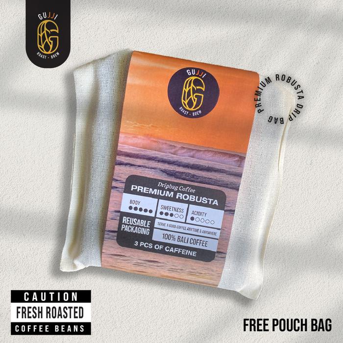 Jual Kopi Drip Bag Premium Robusta | 100% Kopi Bali - Kab. Badung - Gujji Coffee & Roastery ...