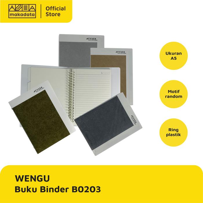 Jual BUKU BINDER NOTE A5 WENGU B0203 (1PCS) MURAH - Kota Surabaya - Makadata Stationery | Tokopedia