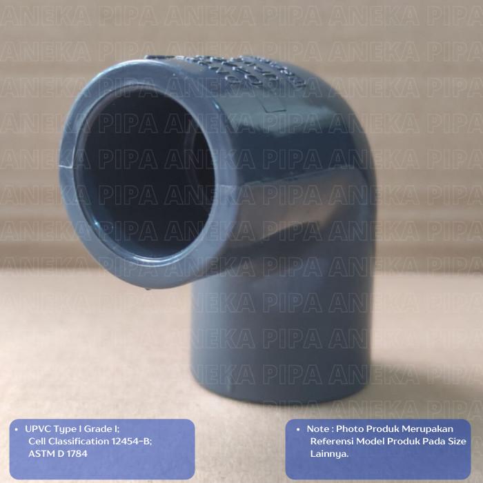 Jual Elbow 90 UPVC Sch 80 Socket ASTM Size 1 Inch - Kota Tangerang - ANEKA_PIPA | Tokopedia