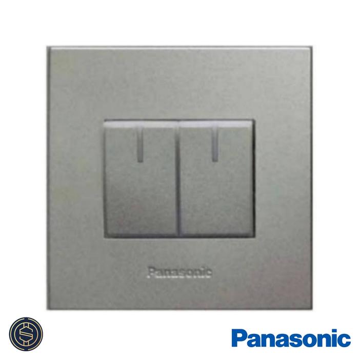 Jual Saklar Seri Double Silver Panasonic Style E WESJ78029MWS ...