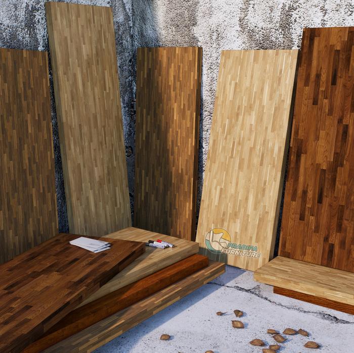 Jual Top table - daun meja fjl jati solid bisa custom ukuran papan kayu ...