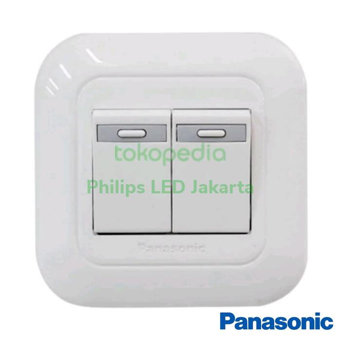 Jual SAKLAR SERI / DOUBLE PANASONIC 2 GANG - Jakarta Barat - LED ...