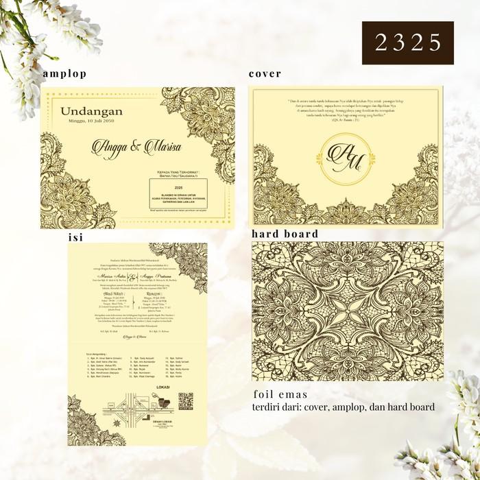 Jual Blangko Undangan Pernikahan ERA BARU / ERBA 2325 AMPLOP Hard Cover ...
