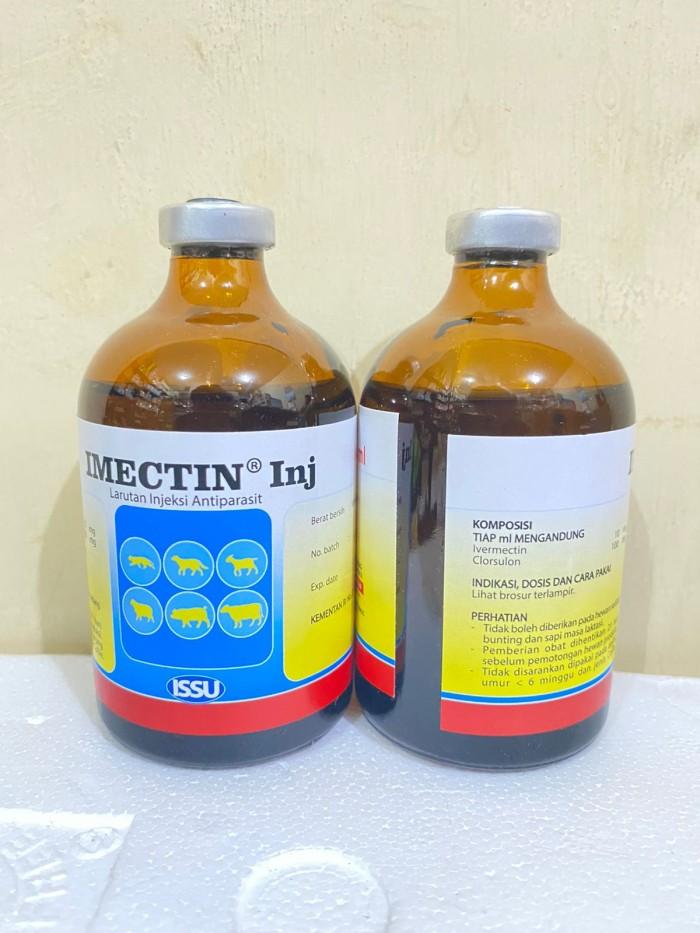 Jual Imectin Inj 100 ml - Obat anti Parasit Kutu Cacing pada Sapi ...