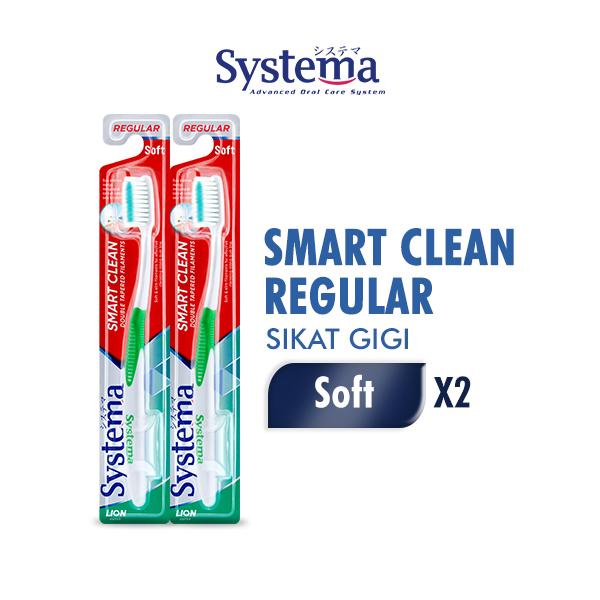Promo Systema Sikat Gigi Smart Clean Regular Head x 2 pcs - - Wings ...