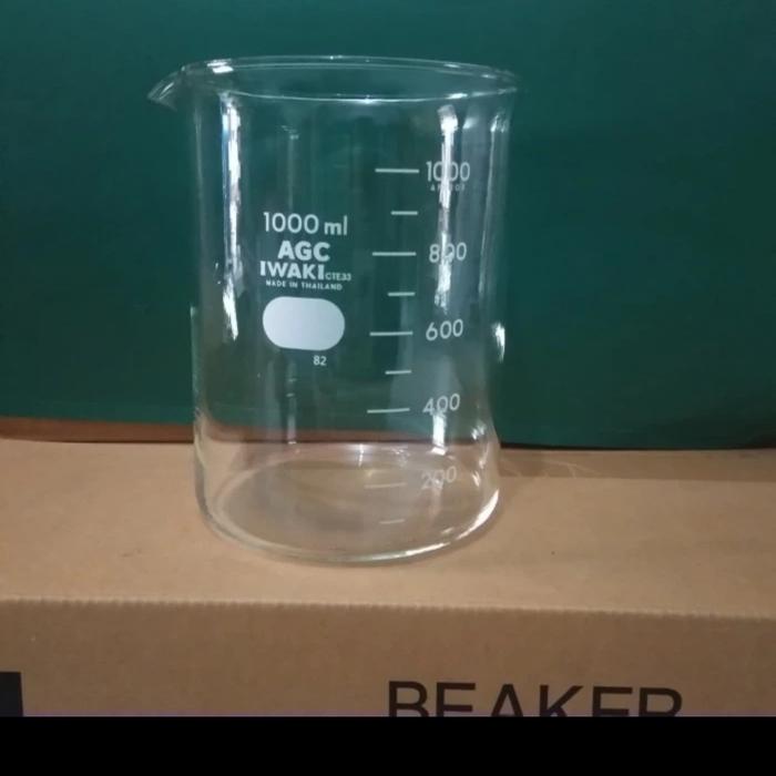 Jual Beaker Glass 1000ML. Beaker Kaca 1000 ML Iwaki - Kota Bekasi ...