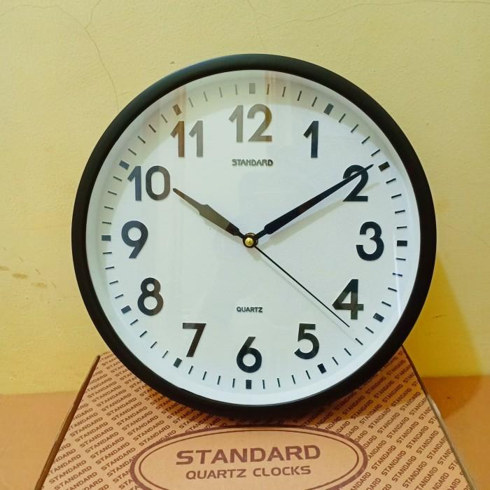 Jual Jam Dinding Merk Standard Putih Polos 30 Cm Jam Dinding Rumah ...