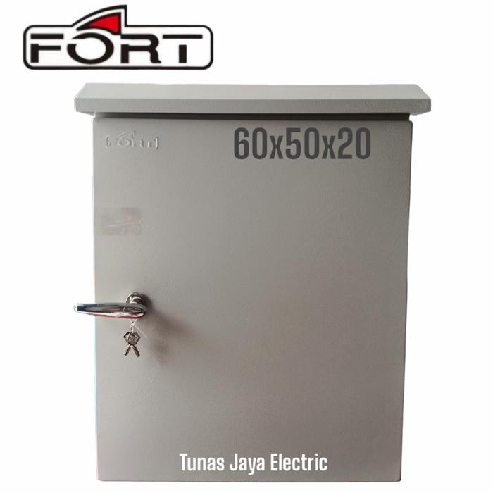 Jual Box Panel Metal Model Topi OUTDOOR 60x50x20 IP55 FORT (PREMIUM ...
