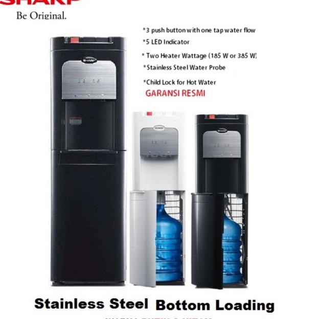 Jual SHARP SWD-72EHL -Dispenser Gallon Bawah-Stainless Steel Tank ...