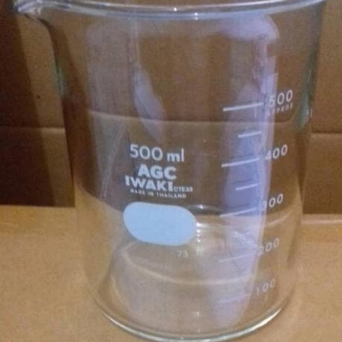 Jual Beaker Glass 500ML. Beaker Kaca 500 ML Iwaki - Kota Bekasi - Toko ...