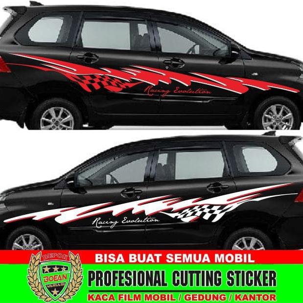 Jual cutting sticker body avanza xenia rush terios calya sigra ertiga ...
