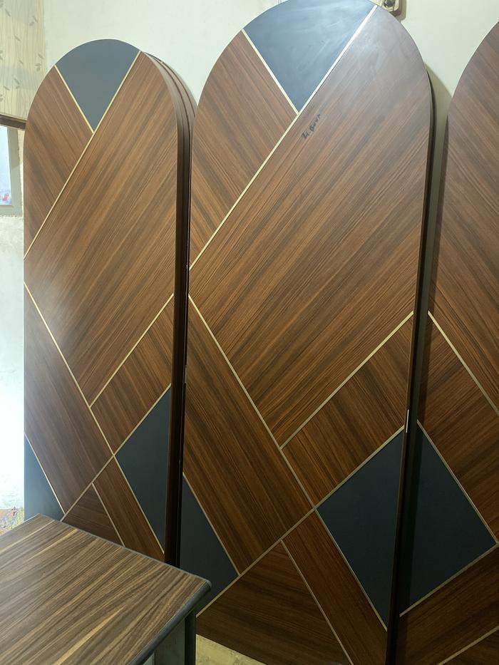 Jual Pintu Hpl motif lengkung list gold (costum) triplek 9ml - Jakarta ...