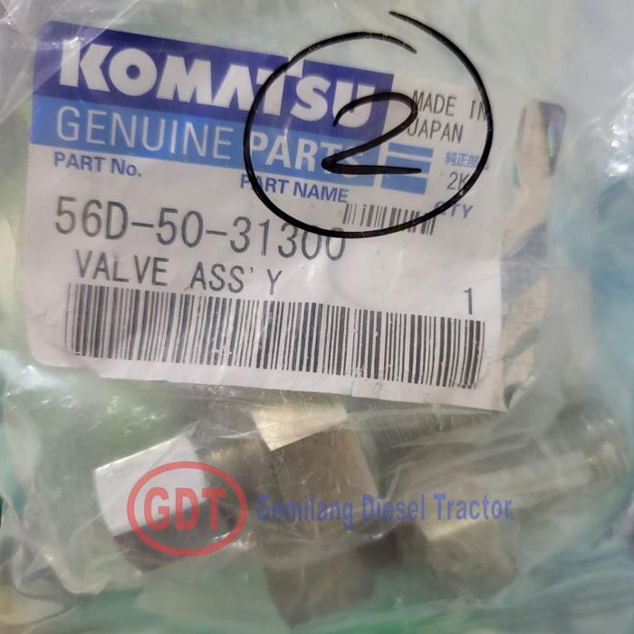 Jual VALVE ASS'Y 56D-50-31300 KOMATSU - Jakarta Pusat - dieseltractor | Tokopedia