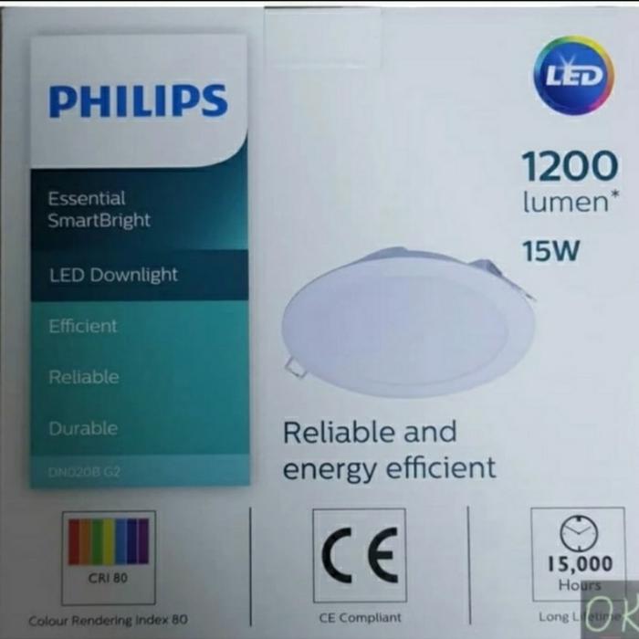 Jual Led downlight panel DN020 Philips 15watt inbow 220vac - Jakarta ...