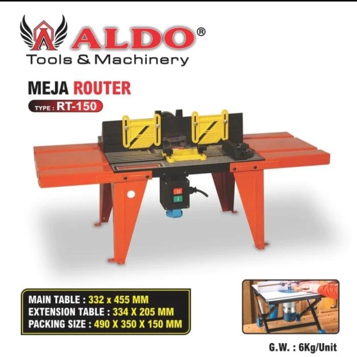 Jual Meja Router Profil Stand Dudukan Base Tapak Trimmer Router Aldo RT ...
