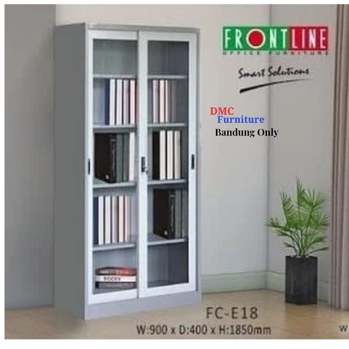 Jual Lemari Arsip/File Cabinet Sliding FrontLine Lemari Kaca Plat besi ...