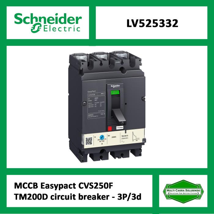 Jual Schneider MCCB Easypact CVS250F TM200D 3P LV525332 - Kota Tangerang - Multi Cakra Solusindo ...
