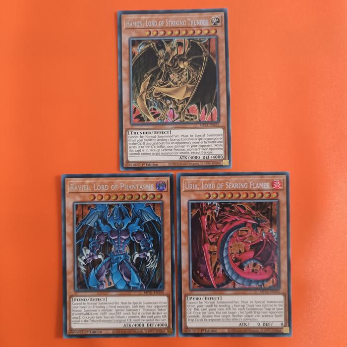 Jual Hamon Uria Raviel God Card of Yugioh GX series prismatic rare ...