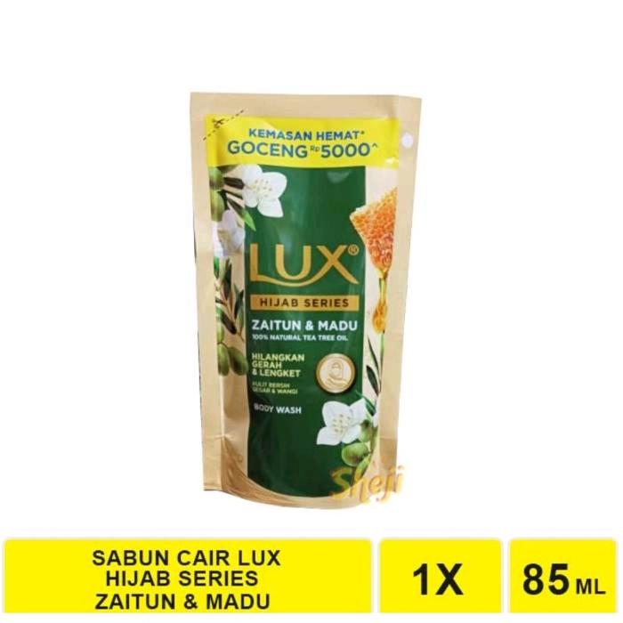 Jual Lux Hijab Series Body Wash Zaitun&Madu 85ml/Lux Sabun cair pouch ...