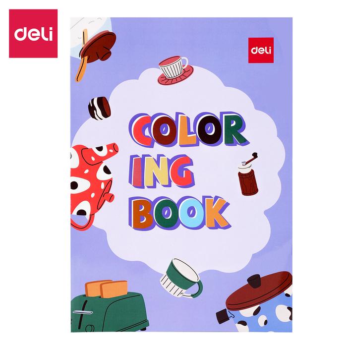 Promo Deli Children Coloring Book / Buku Mewarnai Anak Berbagai Tema ...