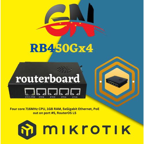 Promo MikroTik Router Board 450Gx4 / RB450Gx4 - Jakarta Pusat - Go Net ...