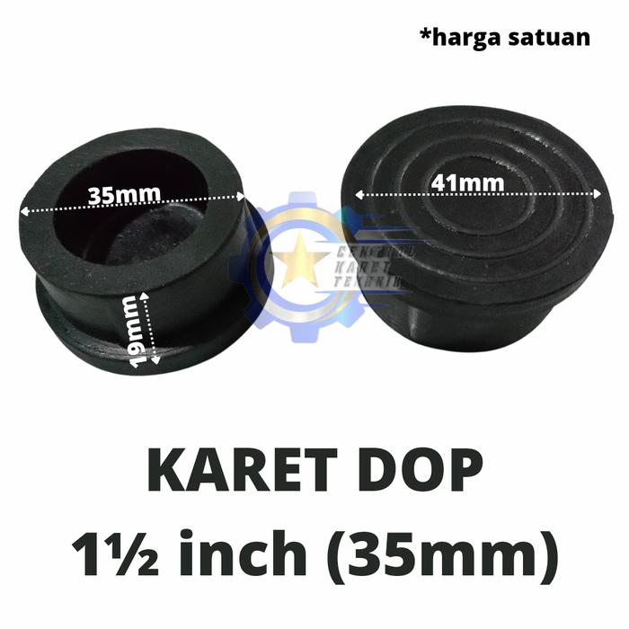 Jual karet dop 1½ inch/karet tapak kaki/karet alas kaki kursi/meja - Kab. Garut ...