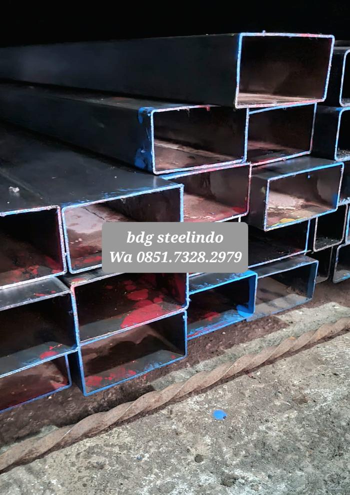 Jual Besi Hollow hitam 4x8 1.4mm/besi holo hitam 40x80 FULL 14 - Kab ...