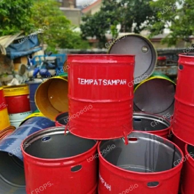 Jual tong Sampah Besi 150 liter/drum/Tempat Bakar Sampah - Jakarta ...