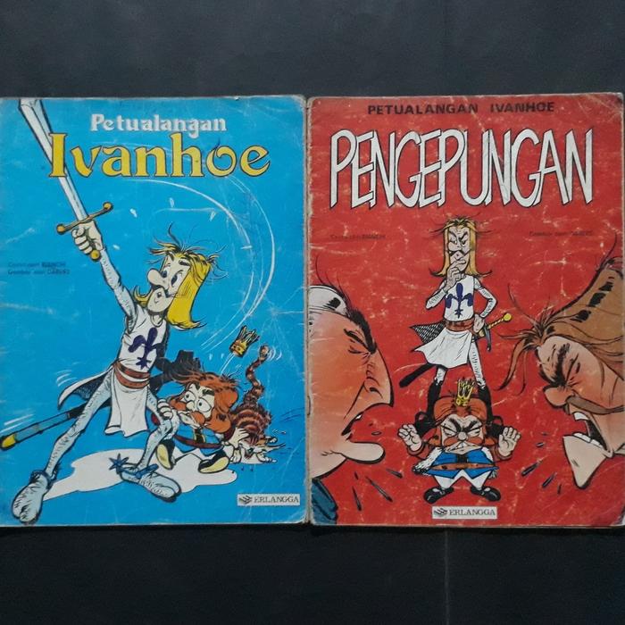 Jual PAKET KOLEKSI 2 KOMIK SERI PETUALANGAN IVANHOE/BIANCHI/ERLANGGA 1988 - Jakarta Timur - AZA ...