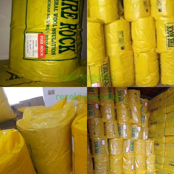Jual Rockwool Blanket density 60Kg 50mm x 60cm x 5M FIRE ROCK - Jakarta Barat - rezeki packing ...