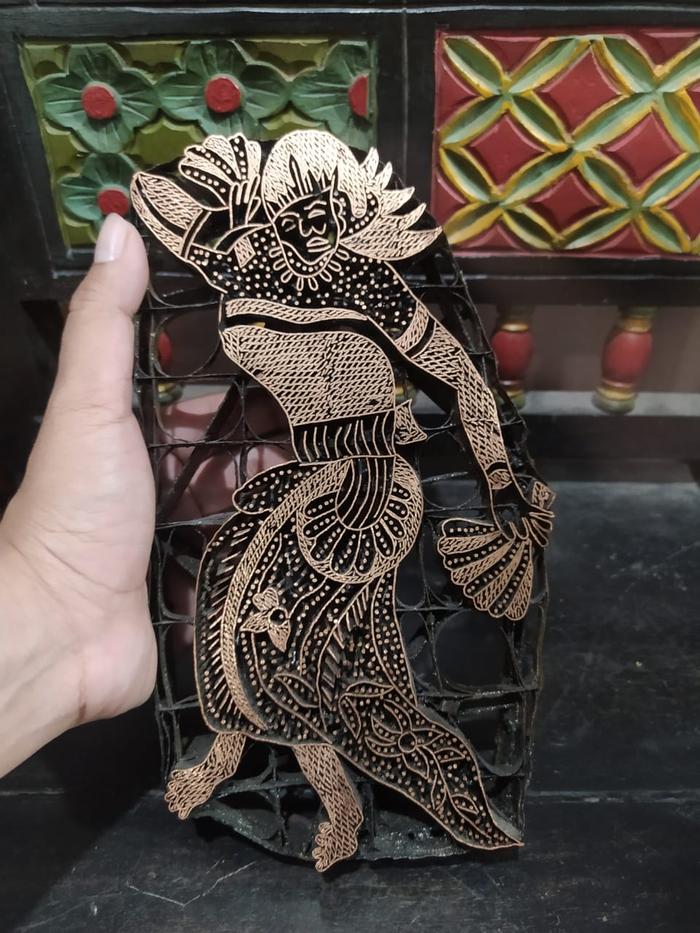 Jual Alat cap batik Bahan tembaga dan besi Motif Antik penari ...