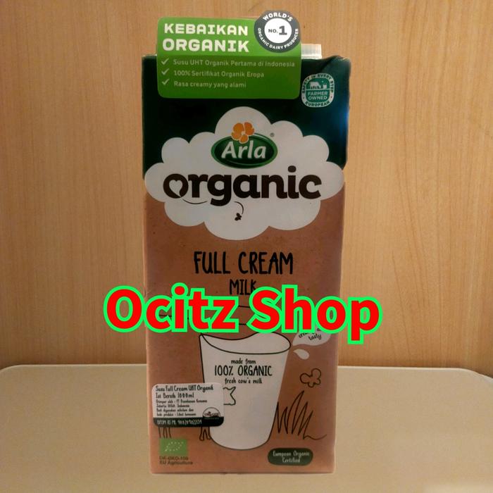 Jual Arla Organic Full Cream Milk 1lt - Susu Full Cream UHT Organic ...
