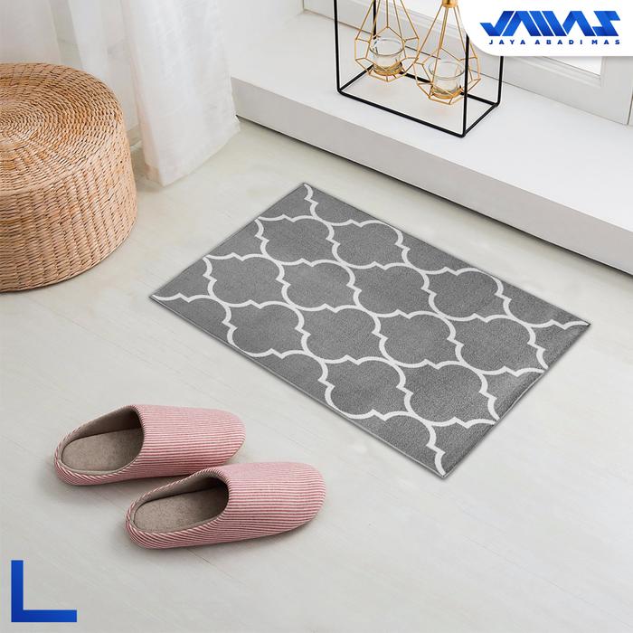 Jual KESET Trend CLEOPATRA 40x60 cm Motif Berwarna Anti Slip - 005 GY ...