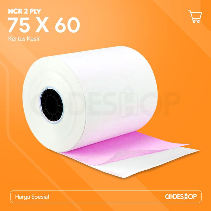 Jual Kertas Struk 75 x 60 mm 2 PLY Printer Kasir Epson TM-U220 Dot ...